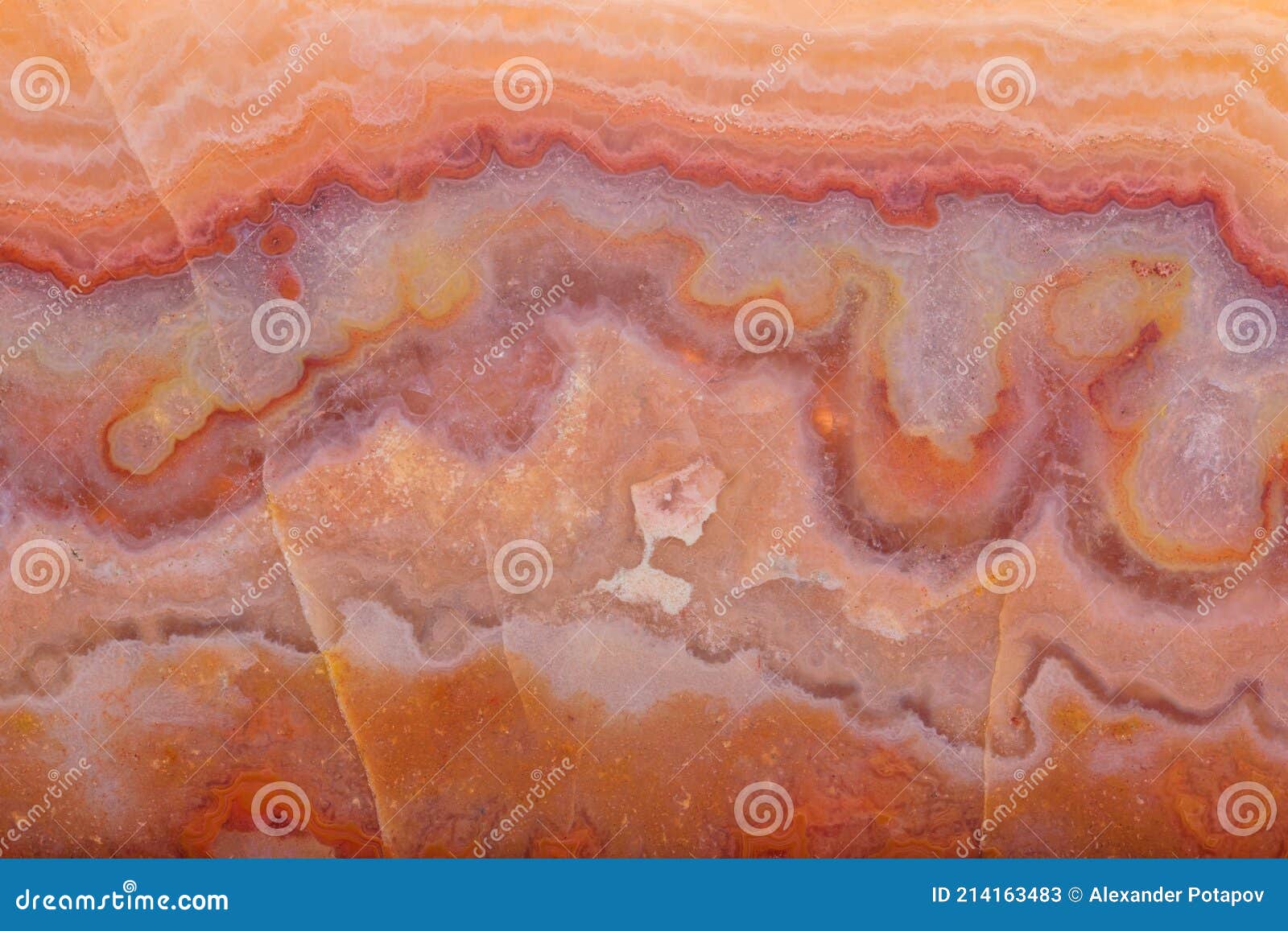 Structure Close-up of Orange and Red Fine Agate Stock Image - Image of ...