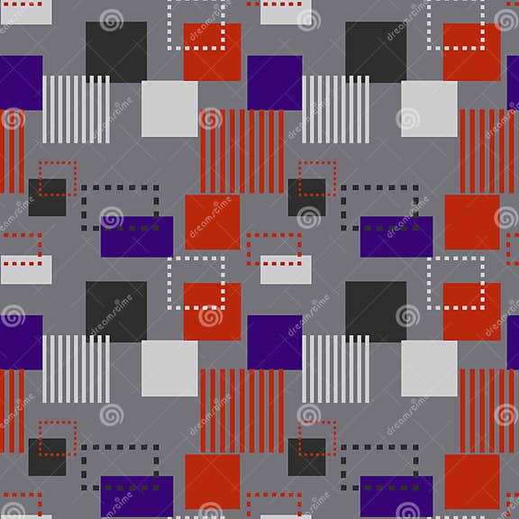 Structure Collapse Seamless Pattern Stock Vector - Illustration of ...