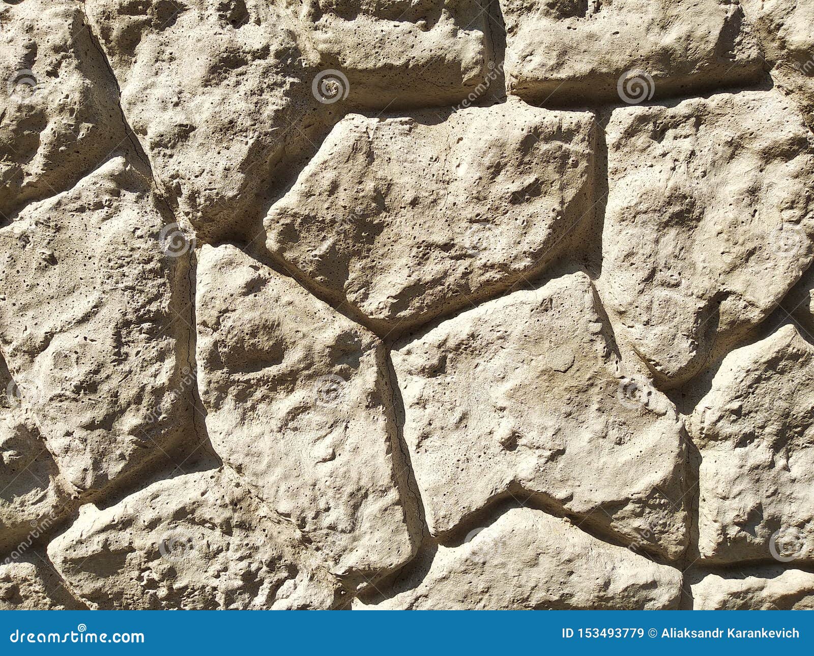 Structure and Color of Sandstone. Various Materials in the Construction ...