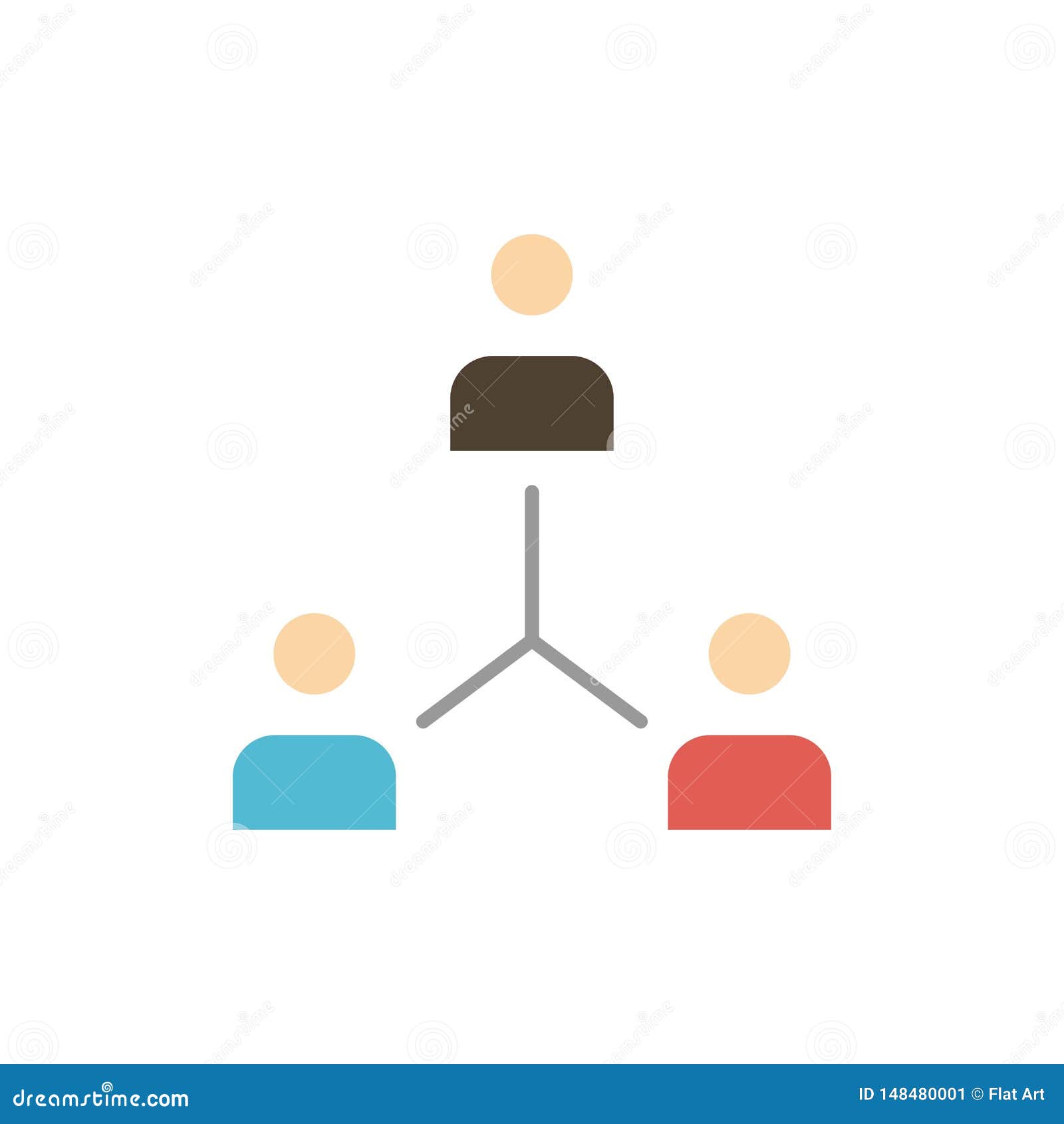 Structure, Company, Cooperation, Group, Hierarchy, People, Team Flat ...