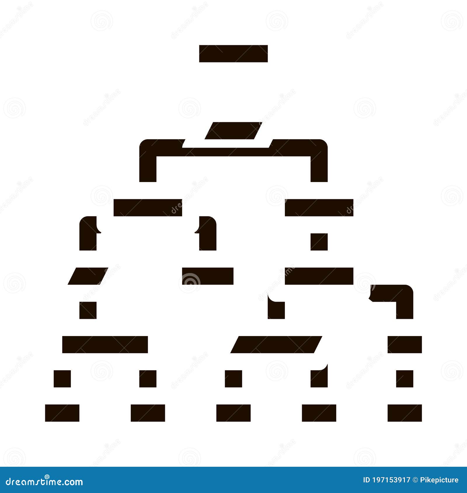 Structure Computer System Vector Icon Stock Vector - Illustration of data, pack: 197153917