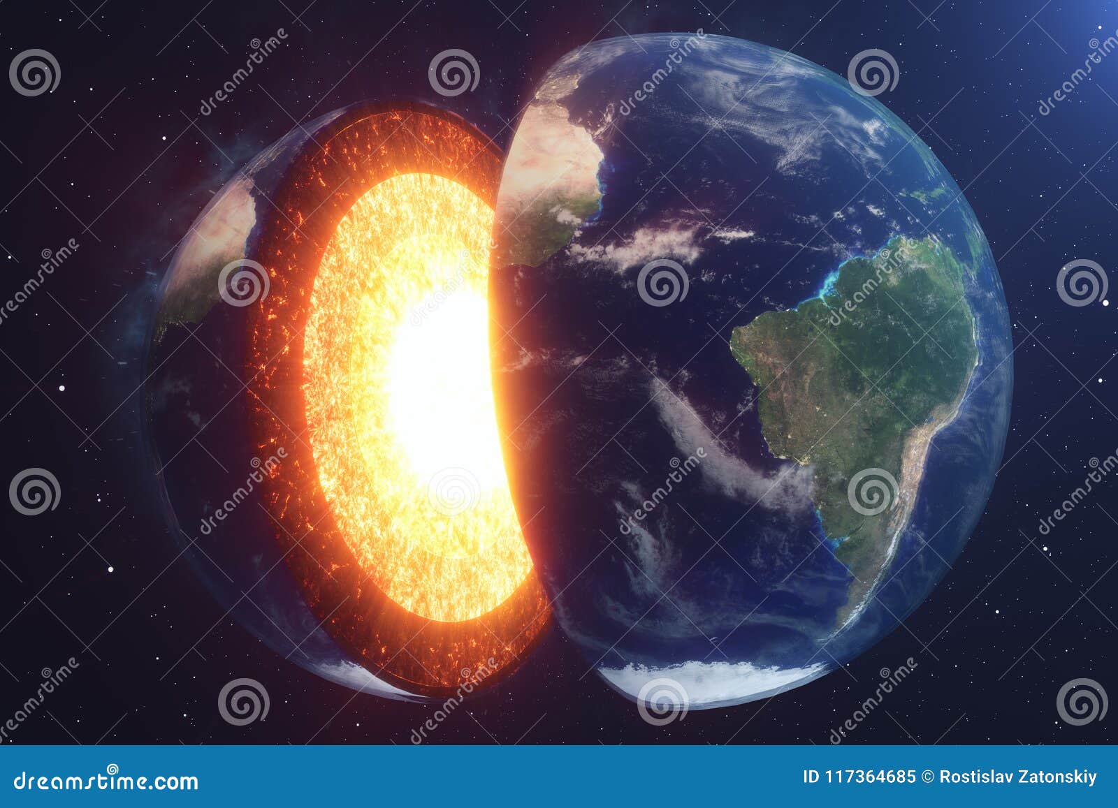 Structure Core Earth. Structure Layers Of The Earth. The Structure Of ...