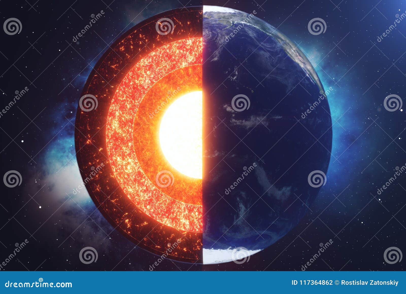 Structure Core Earth. Structure Layers Of The Earth. The Structure Of ...