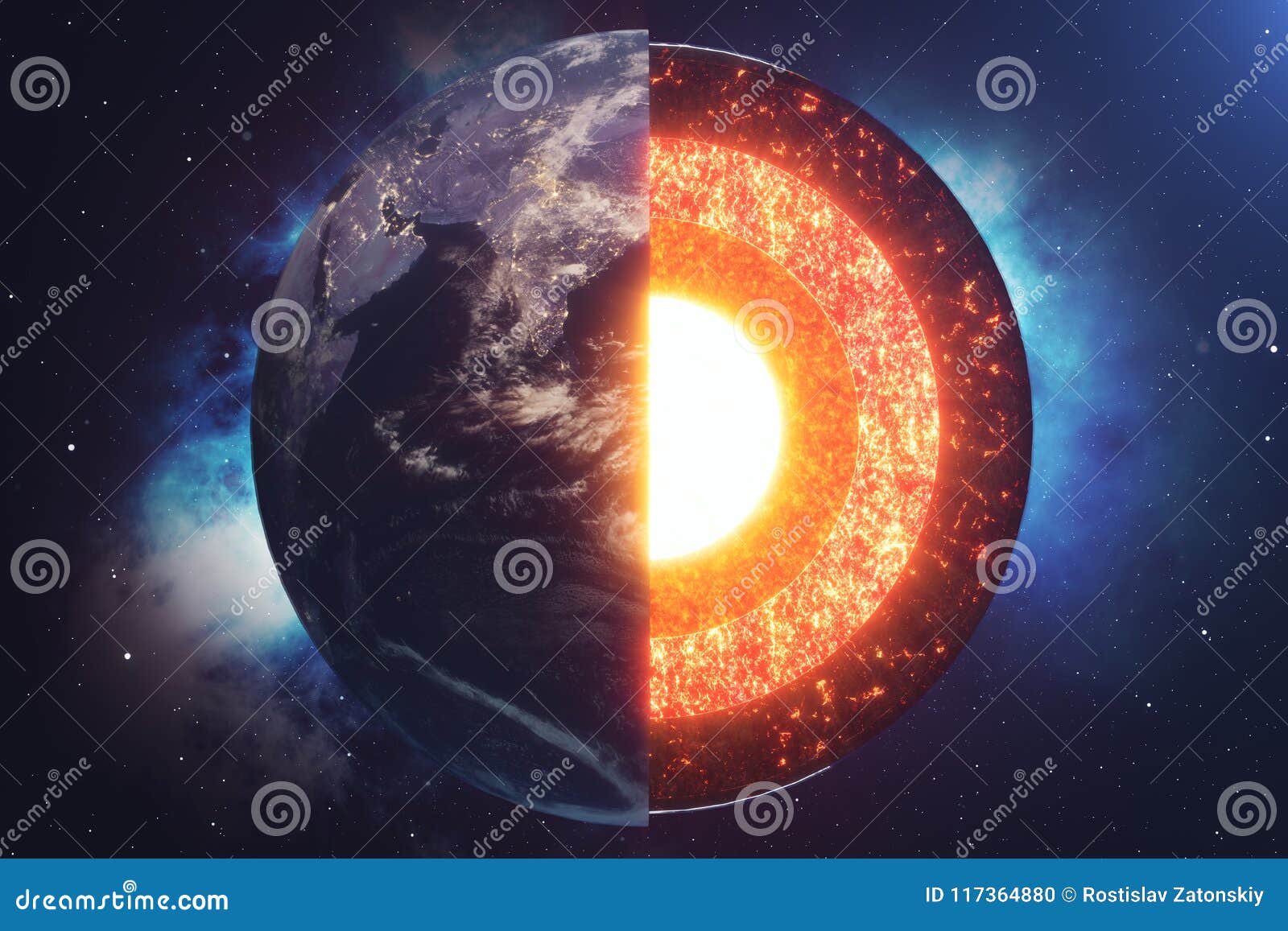 Structure Core Earth. Structure Layers of the Earth. the Structure of ...
