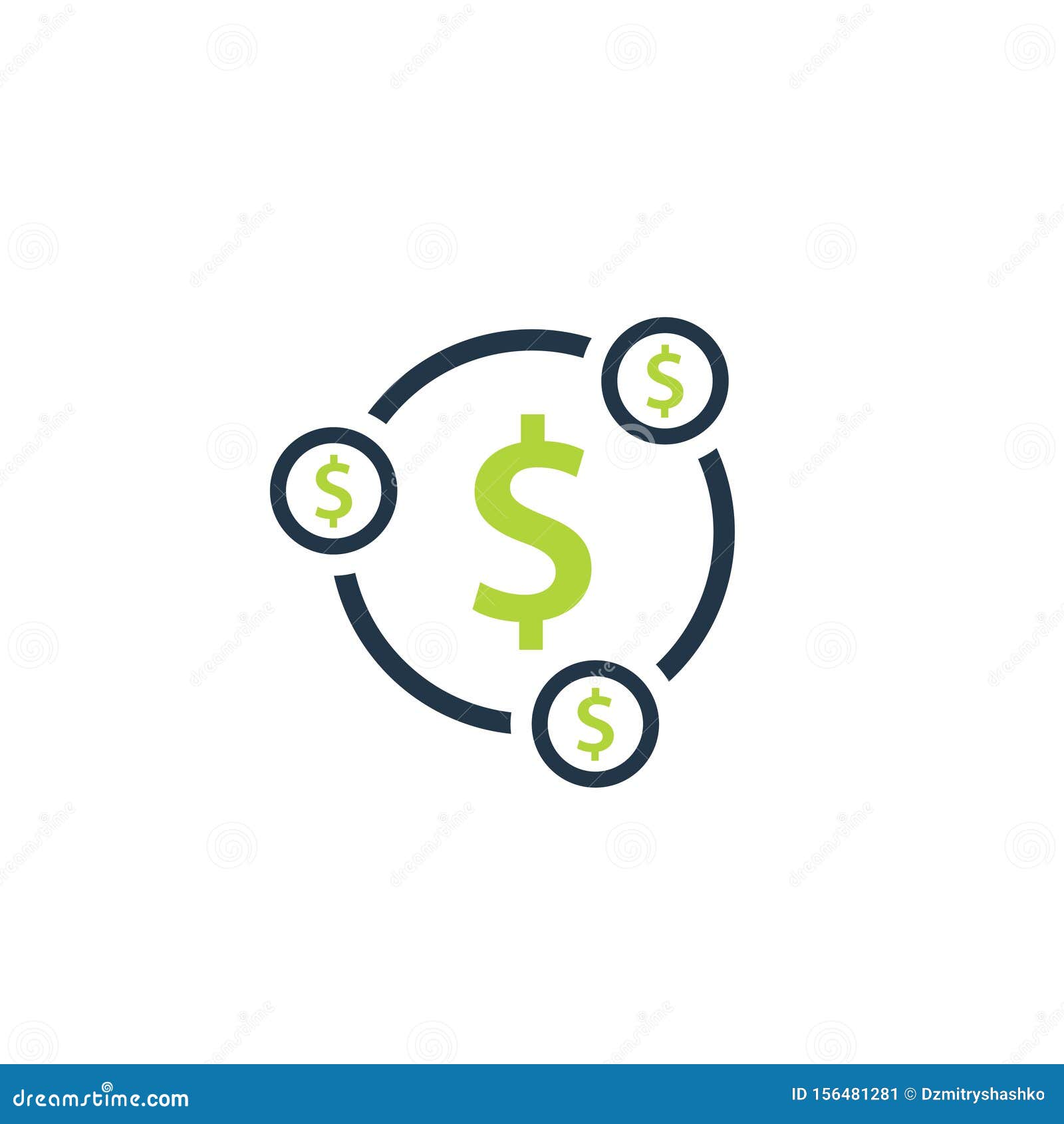 Structure costs icon stock vector. Illustration of cost - 156481281