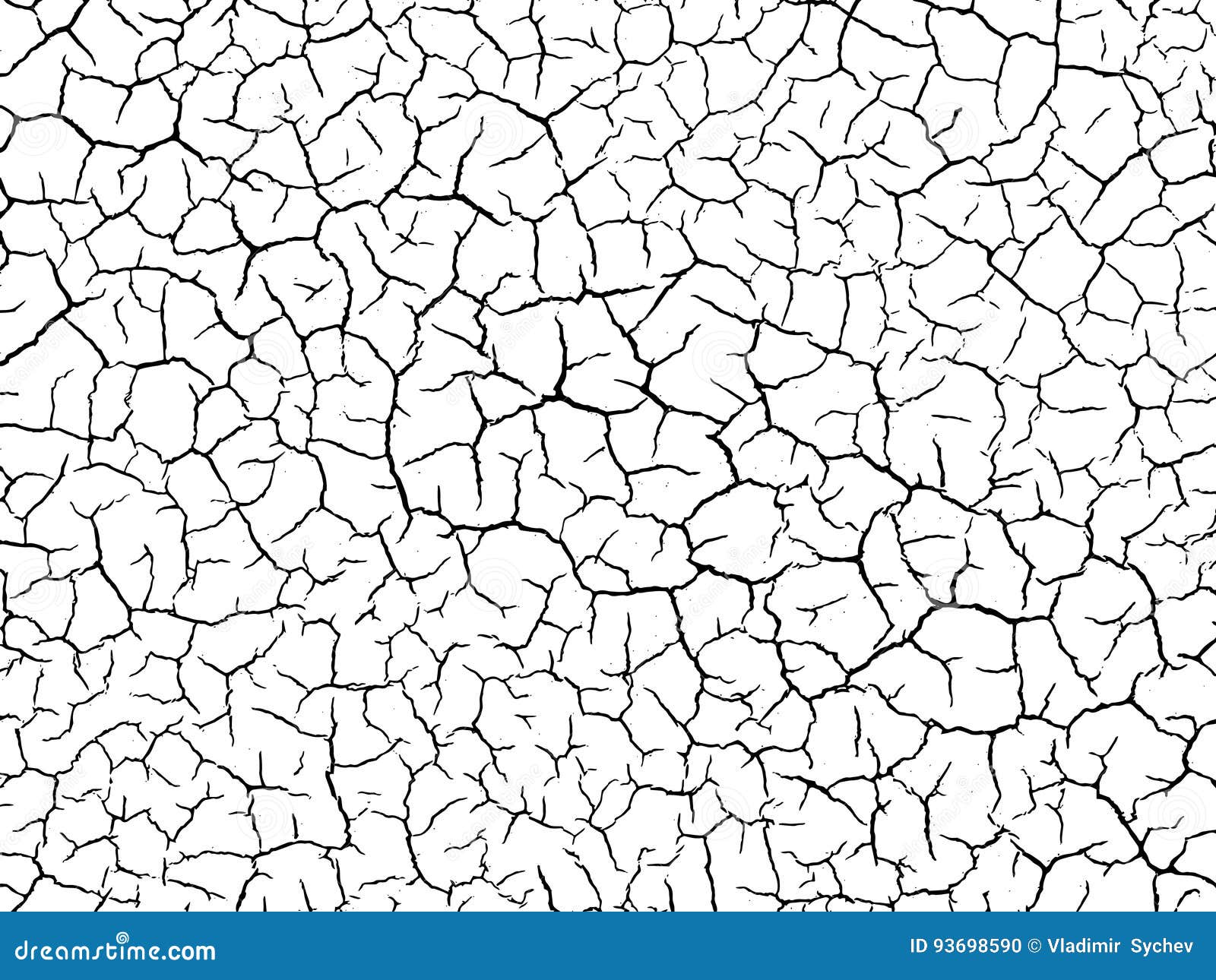 Cracked Earth Soil Texture Vector Background | CartoonDealer.com #128714270