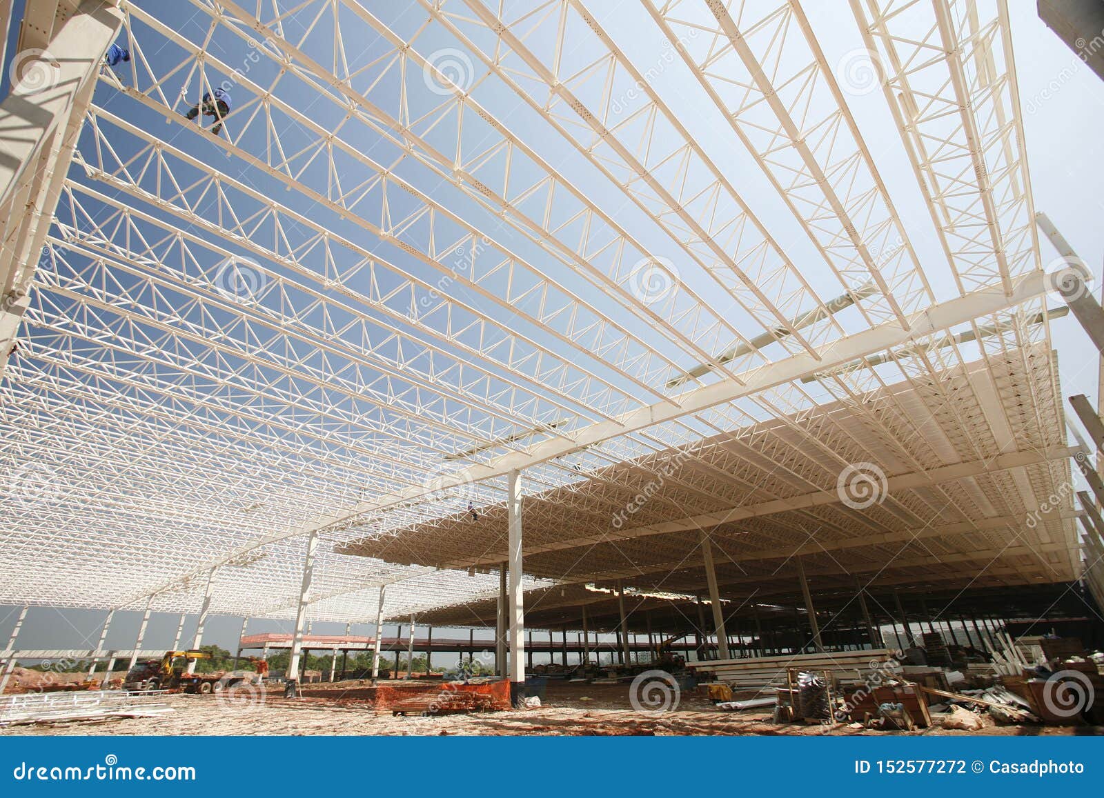 Structure d'acier photo stock. Image du trame, toit - 152577272