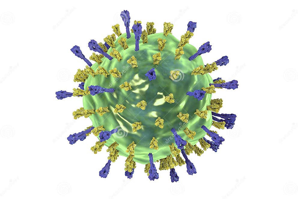 Structure De Virus Des Oreillons Illustration Stock - Illustration du ...
