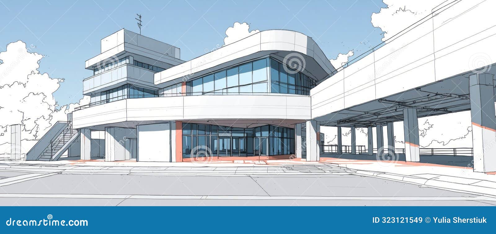 Structure Design Architecture Background Illustration Space Form ...