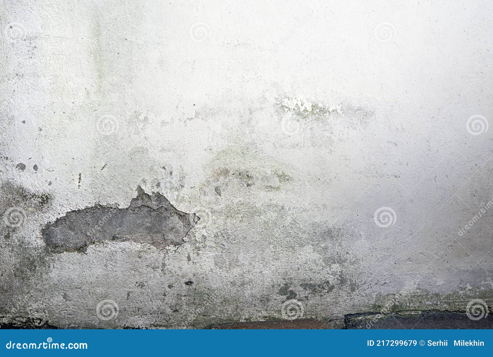 Structure of Dirty White Wall with Dilapidated Plaster Stock Image ...