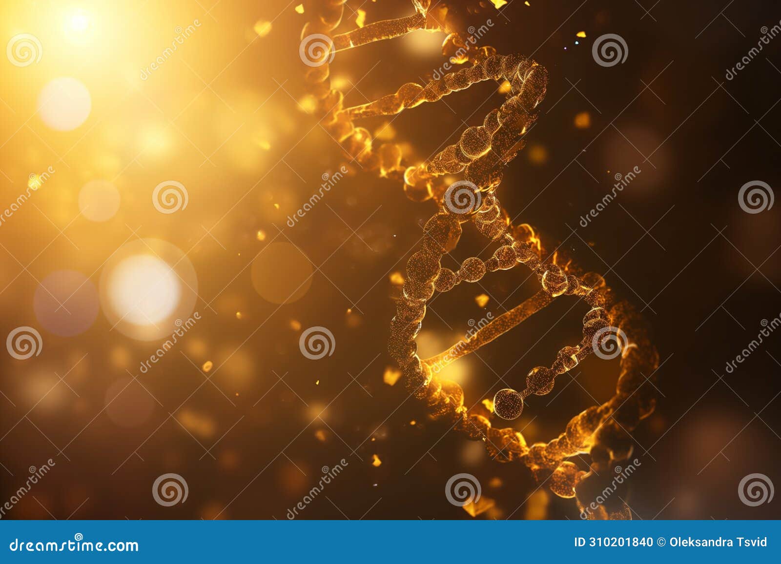 Structure of a Dna Molecule, Concept of Biochemistry Stock Illustration ...