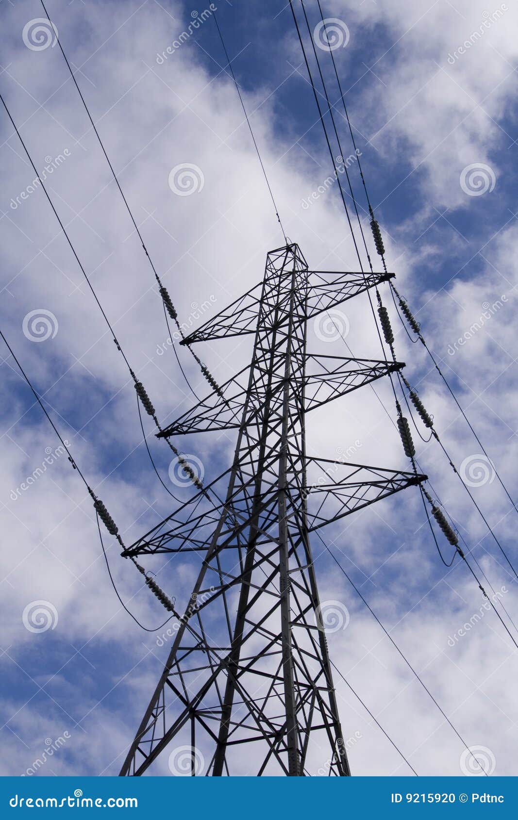 Structure Of Electricity Pylon Stock Photo - Image: 9215920