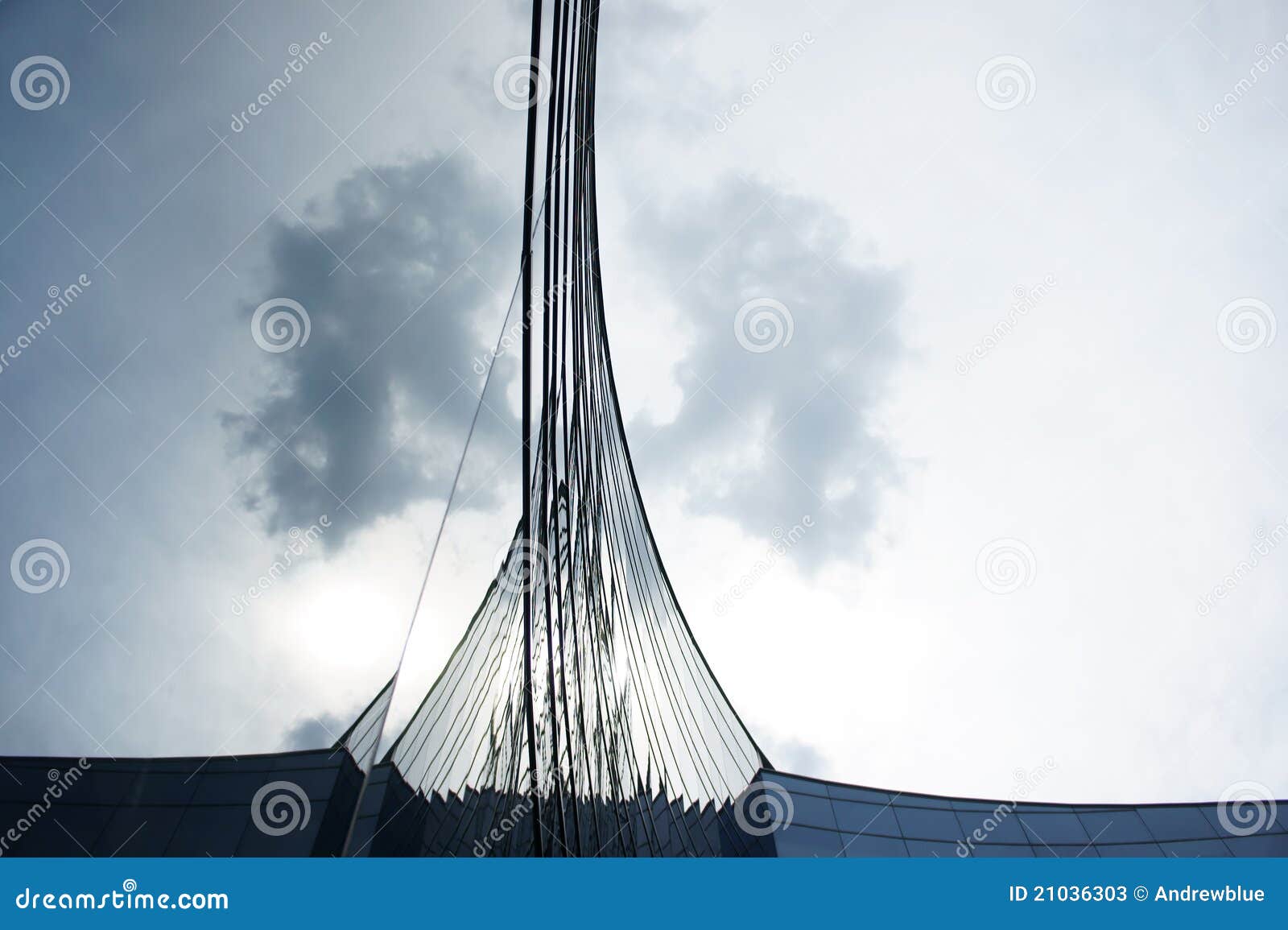 Structure en verre d'arc image stock. Image du extérieur - 21036303