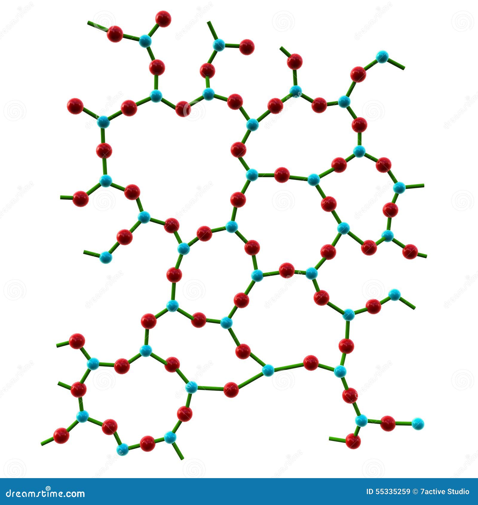 Structure En Verre De Quartz Illustration Stock - Illustration du ...