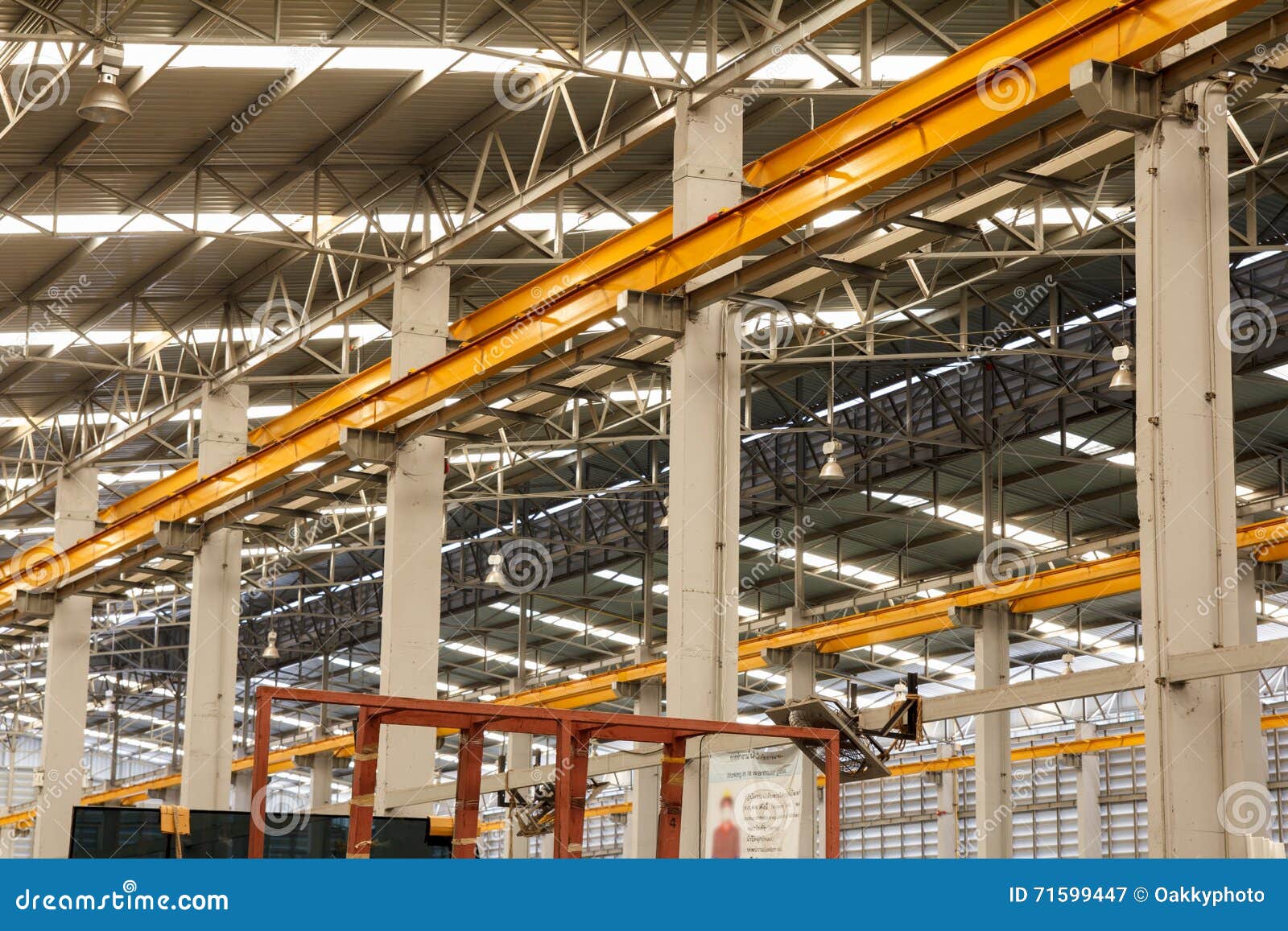 Structure of Factory stock image. Image of steel, metal - 71599447