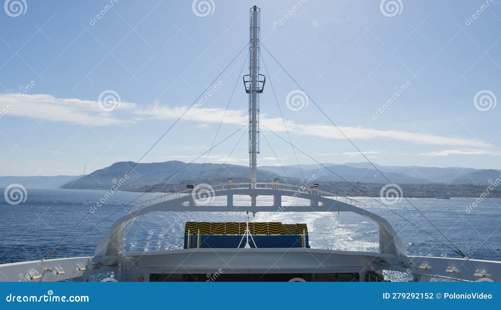 Structure of a ferry ship stock photo. Image of vessel - 279292152
