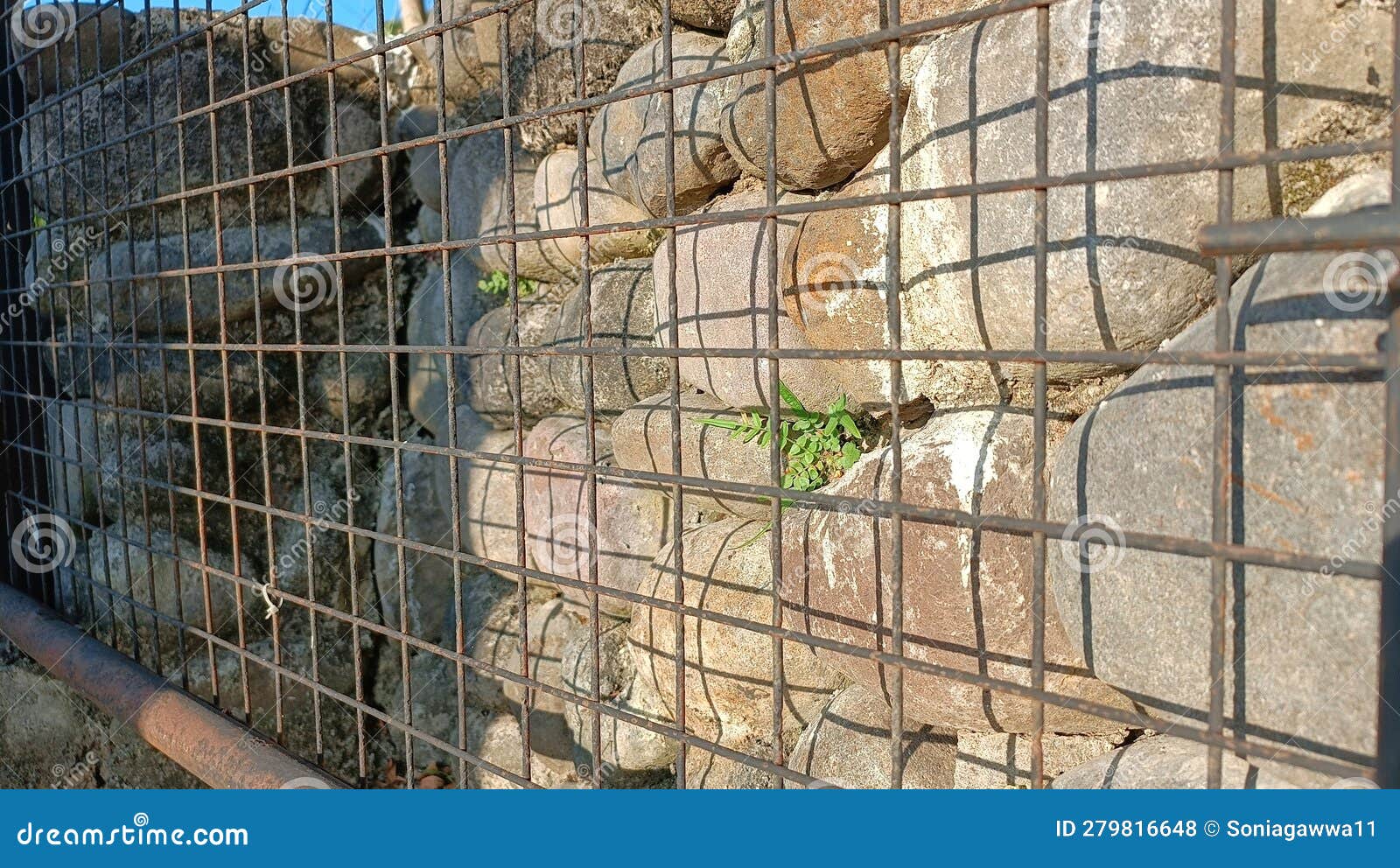 The Structure Formed by a Collection of Stone Blocks Inserted into the ...