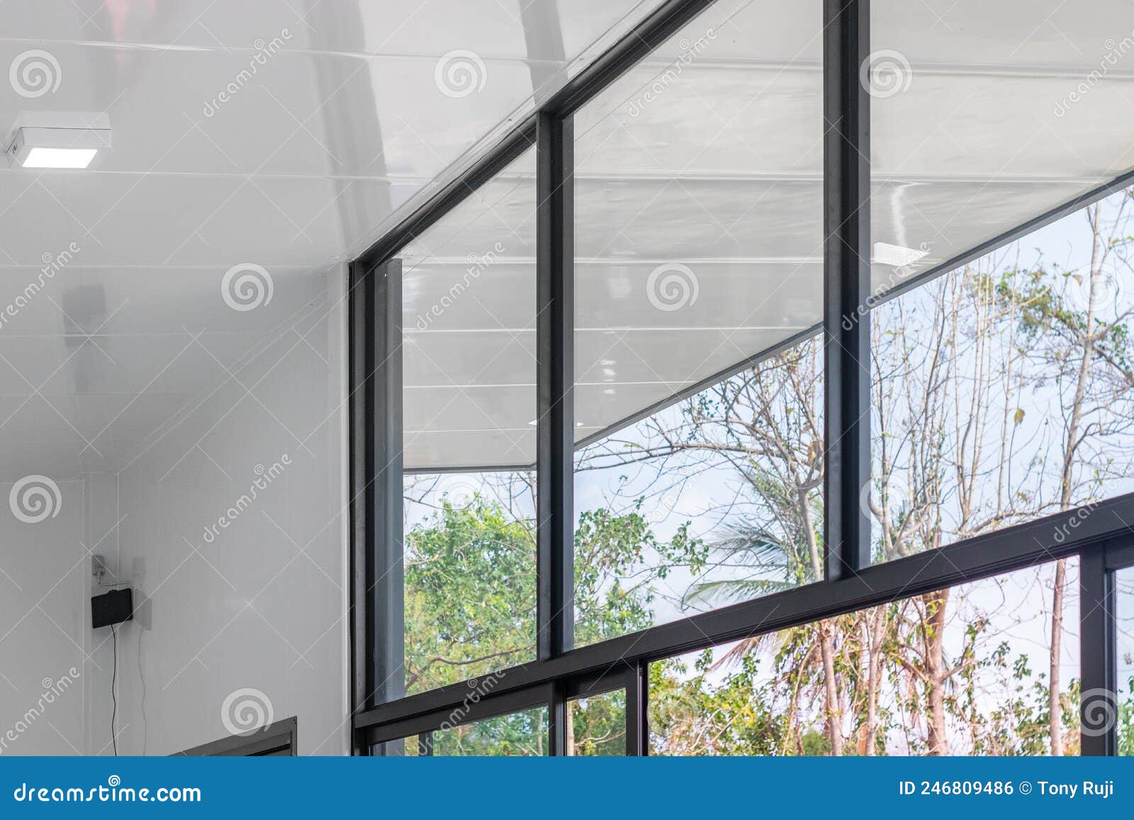 Structure of Glasses on the Wall Stock Photo - Image of advertising ...