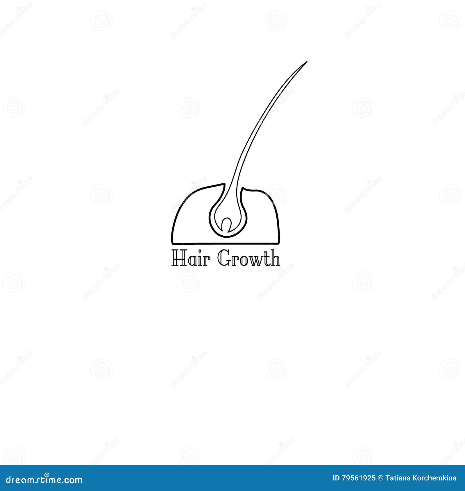 Structure graphics of hair stock vector. Illustration of poster - 79561925