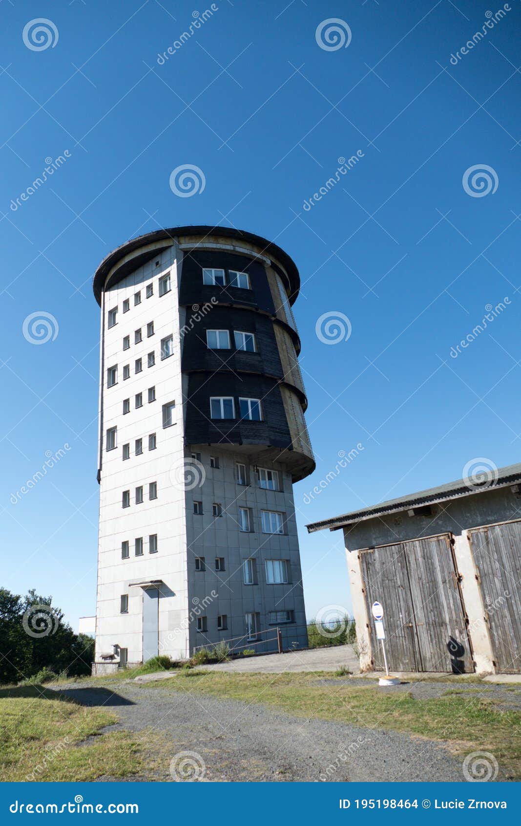 Structure of a High Lookout Tower Stock Photo - Image of steel, europe ...