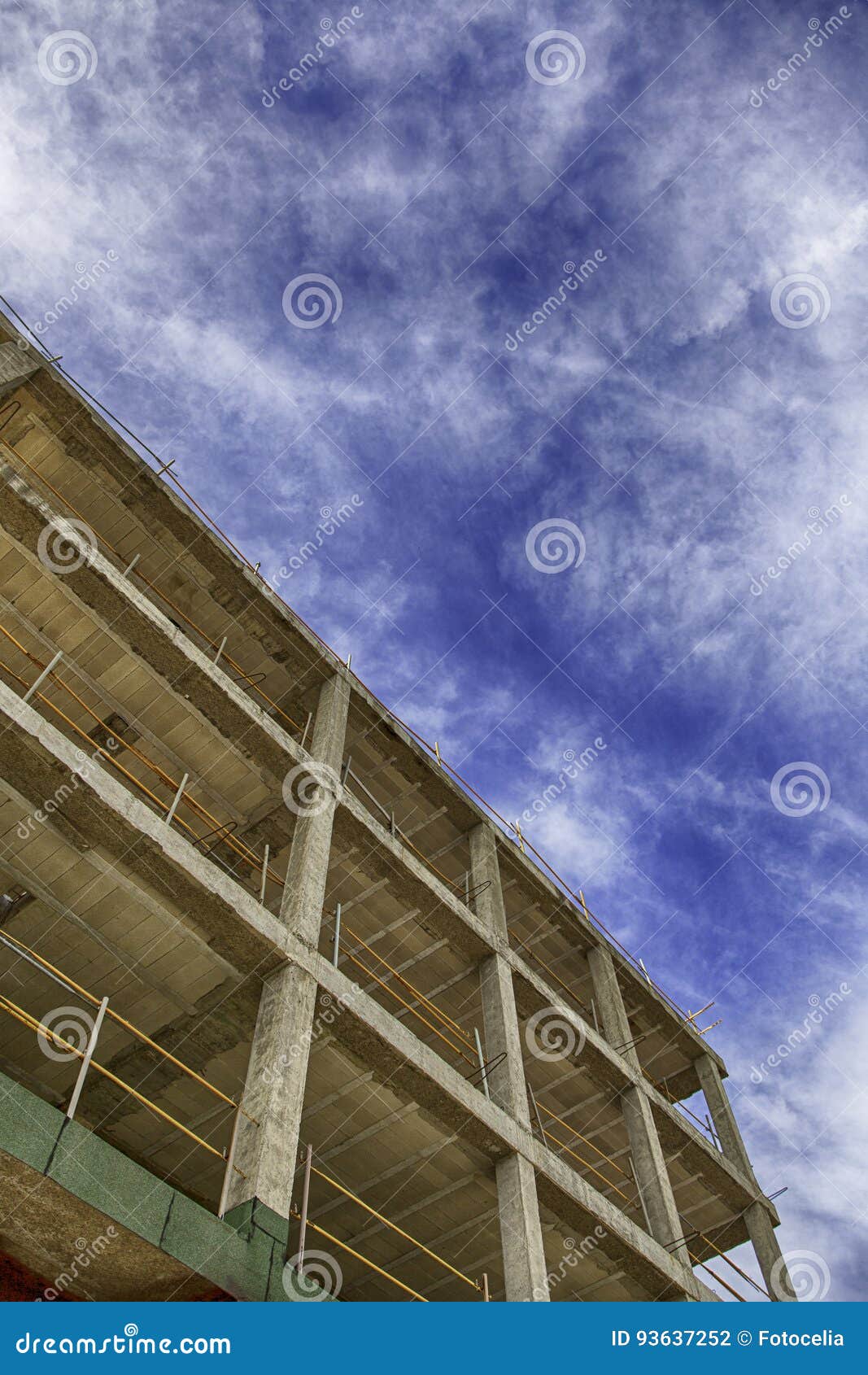 Structure House Under Construction Stock Photo - Image of happy, lumber ...