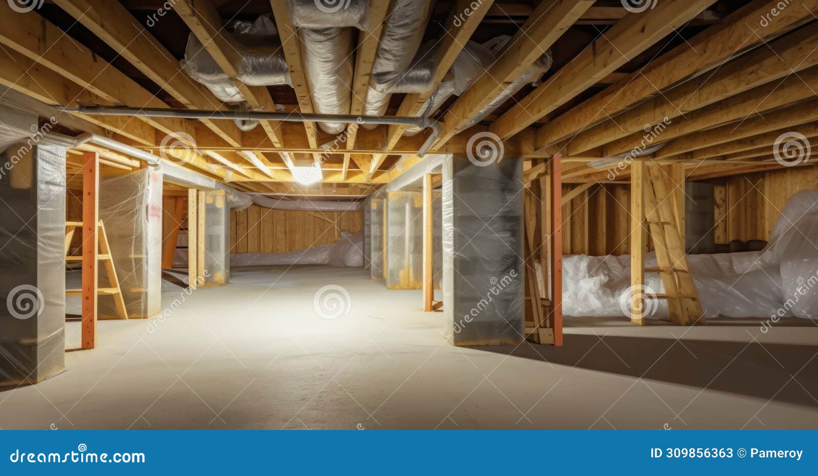 The Structure and Insulation of a Home S Basement and Crawl Space Stock ...