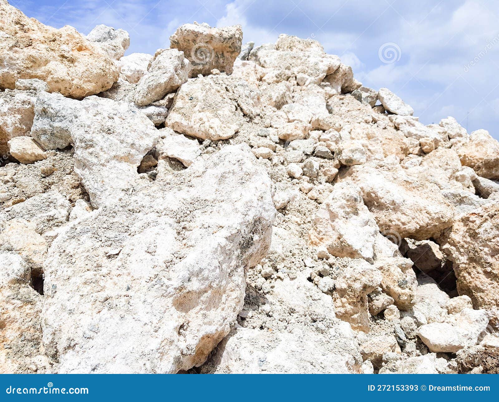 A lot of limestone rocks stock image. Image of nature - 272153393