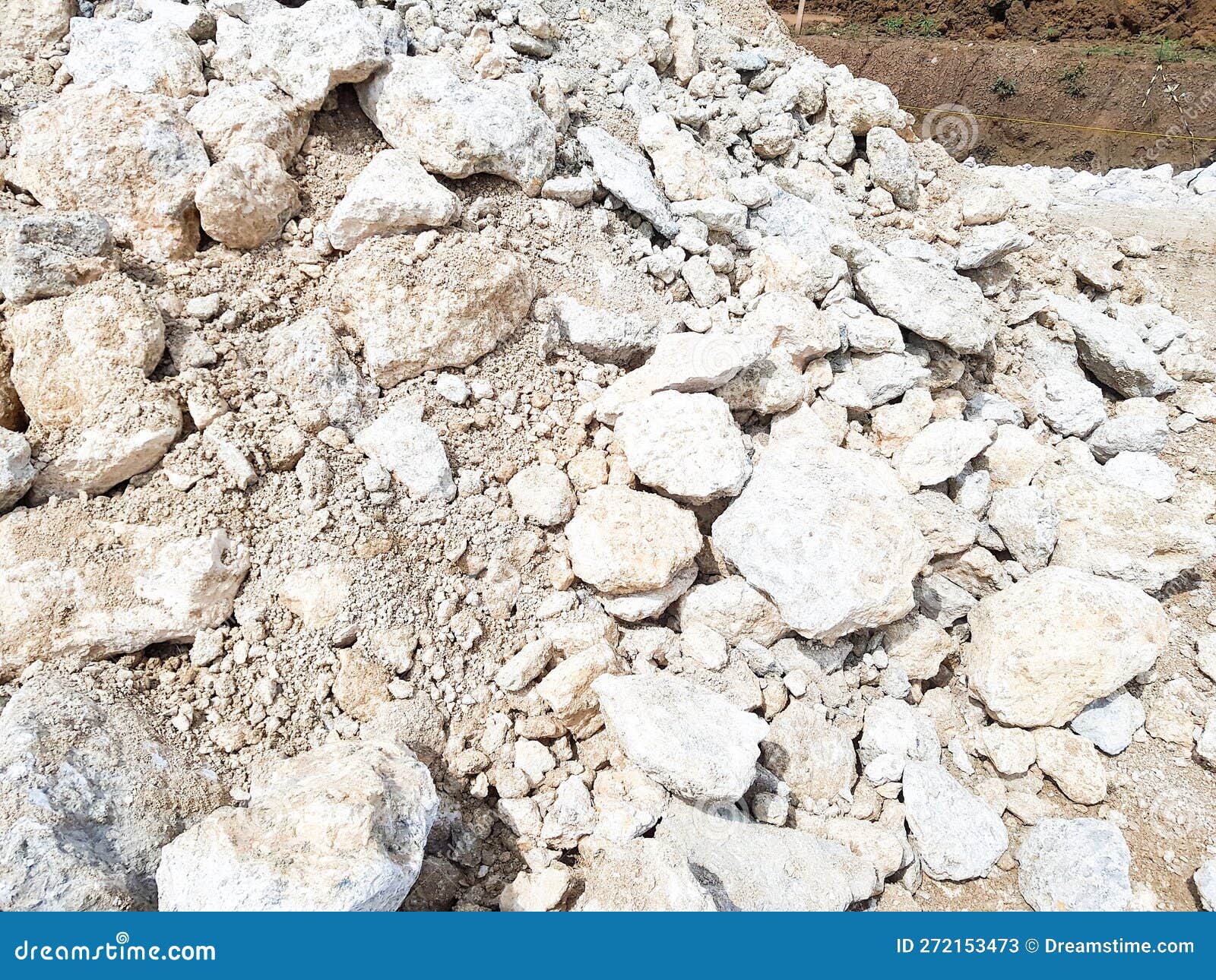 White Limestone Rock in Indonesia Stock Image - Image of material ...