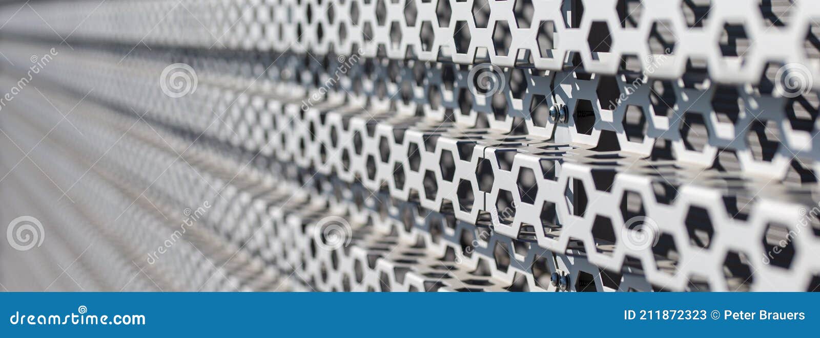 Structure Made of Metal Parts in Close Up with Holes and Structure for ...