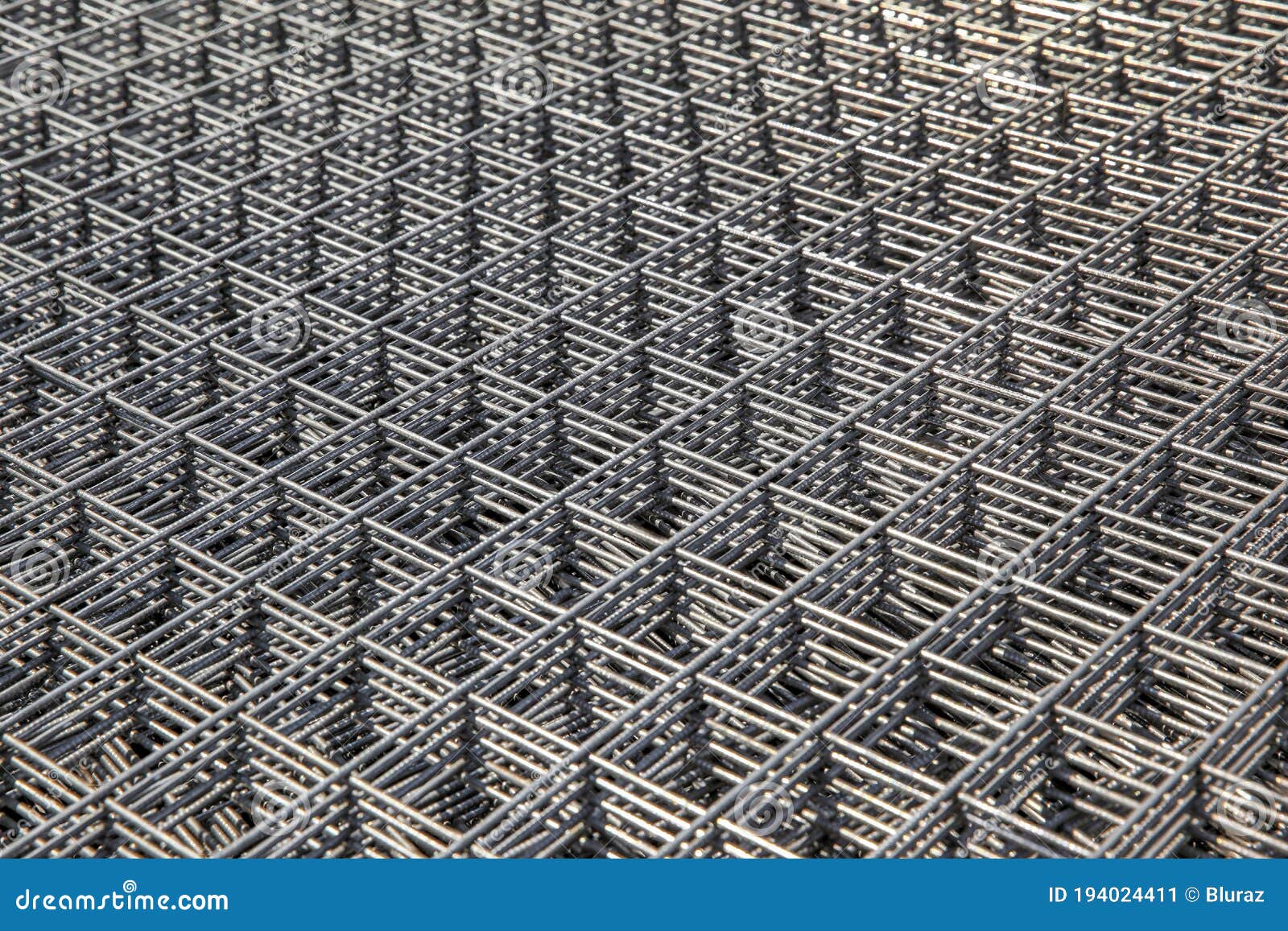 Rhythmic Structure of a Metal Grid Stock Image - Image of abstract ...