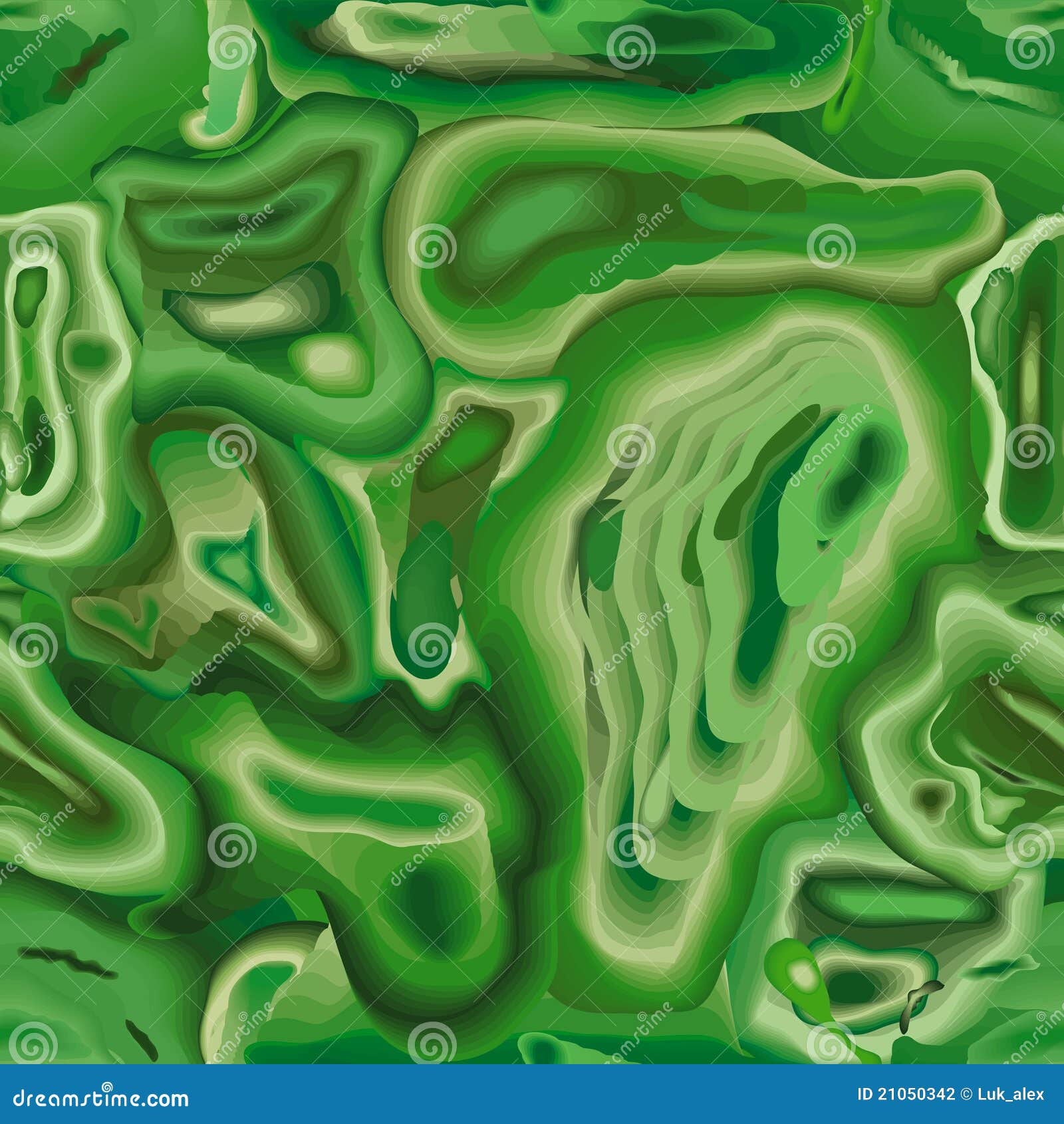 Structure of a Mineral Malachite Seamless Pattern. Stock Illustration ...