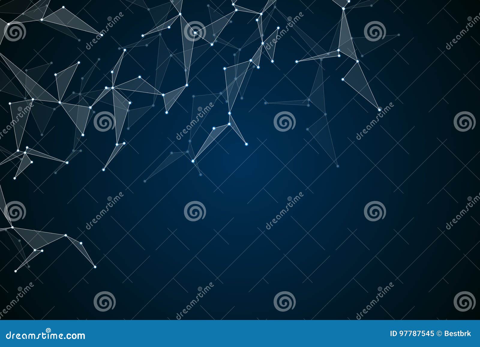 Structure of Molecular Particles and Atom, Polygonal Abstract ...