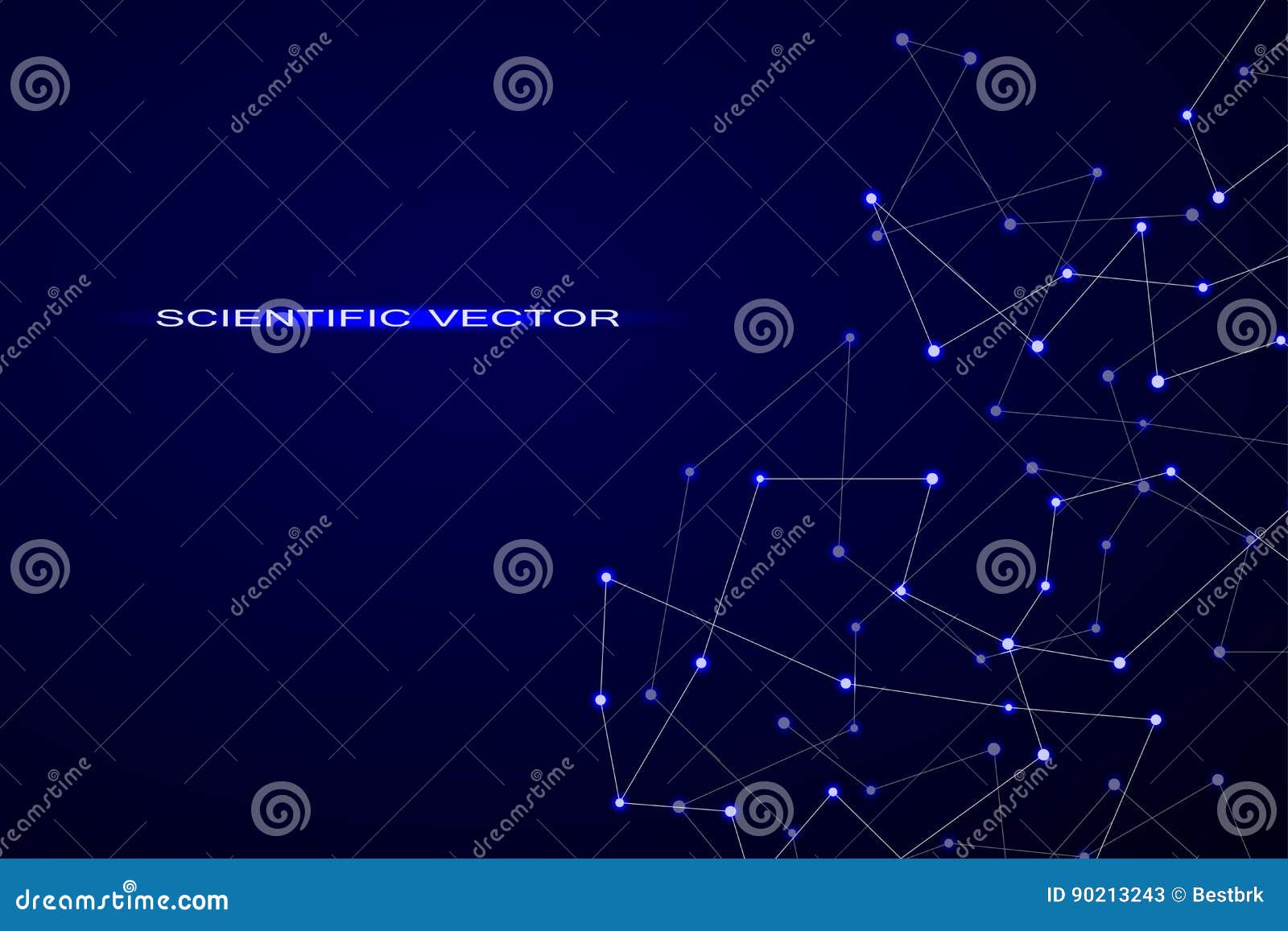 Molecular Particles Background Compounding Template. Gene Abstract ...