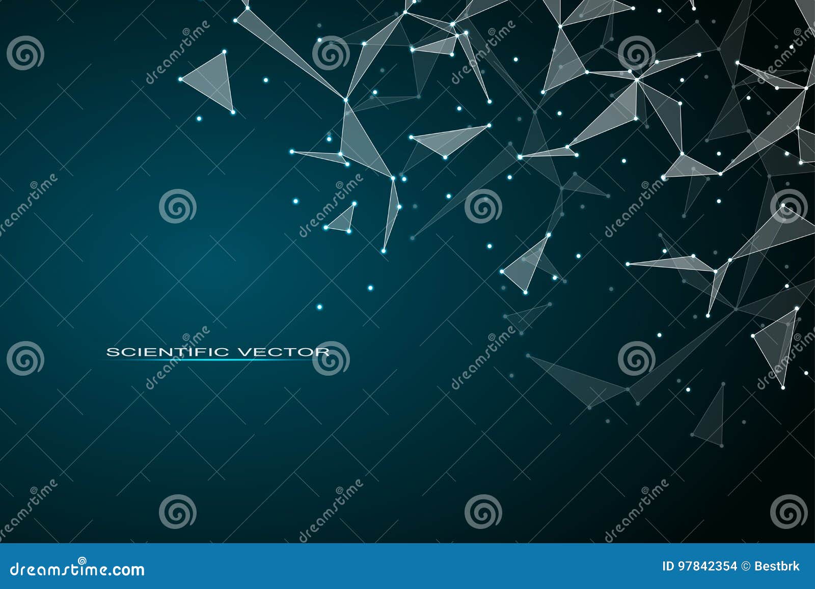 Molecular Particles Background Compounding Template. Gene Abstract ...
