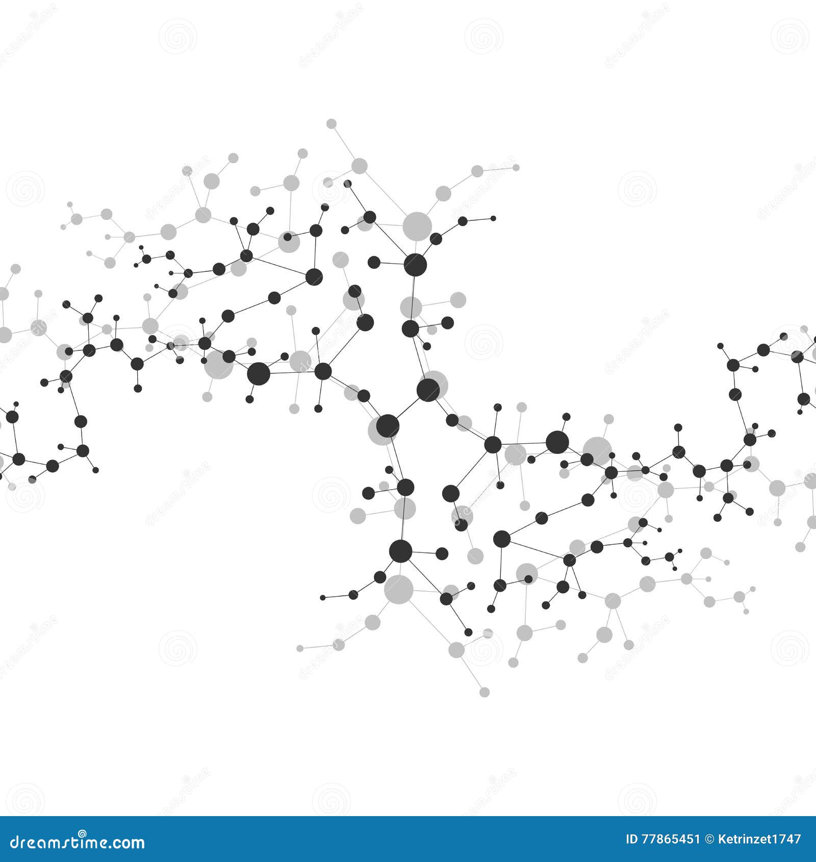 Structure Molecule and Communication Dna, Atom, Neurons. Science ...