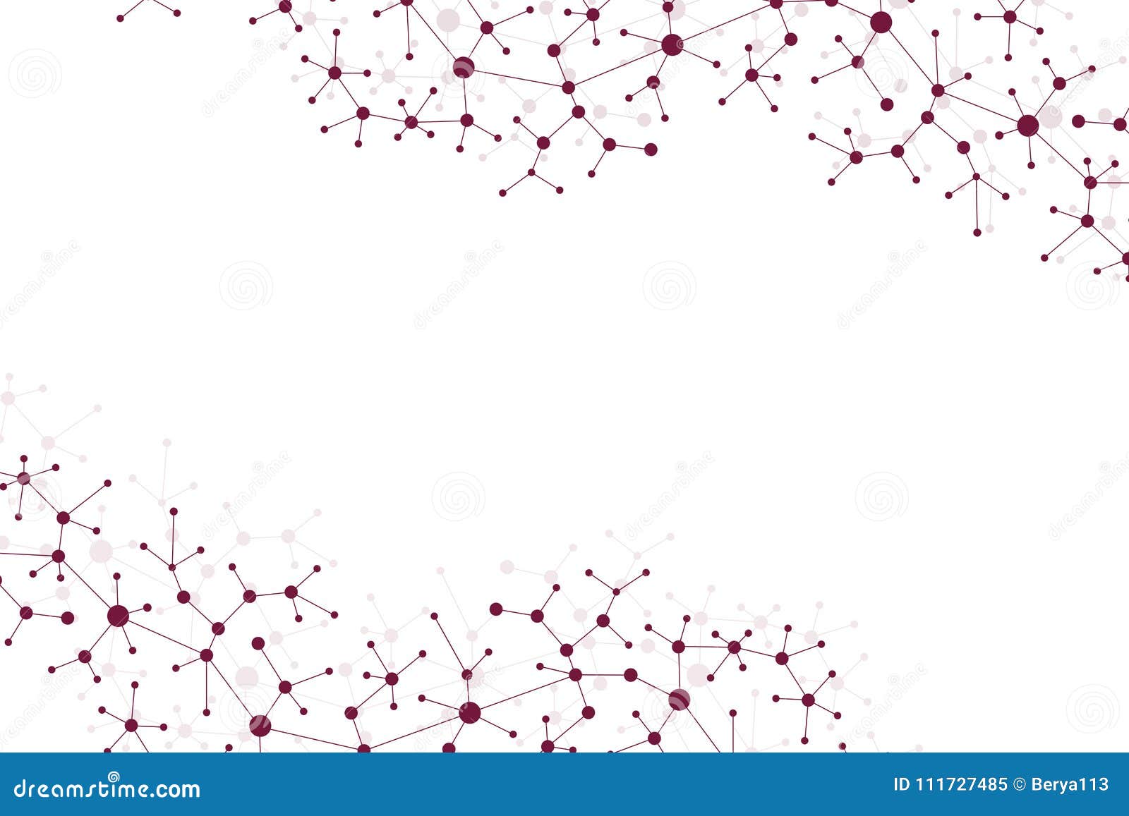 Structure Molecule and Communication. Dna, Atom, Neurons Stock ...