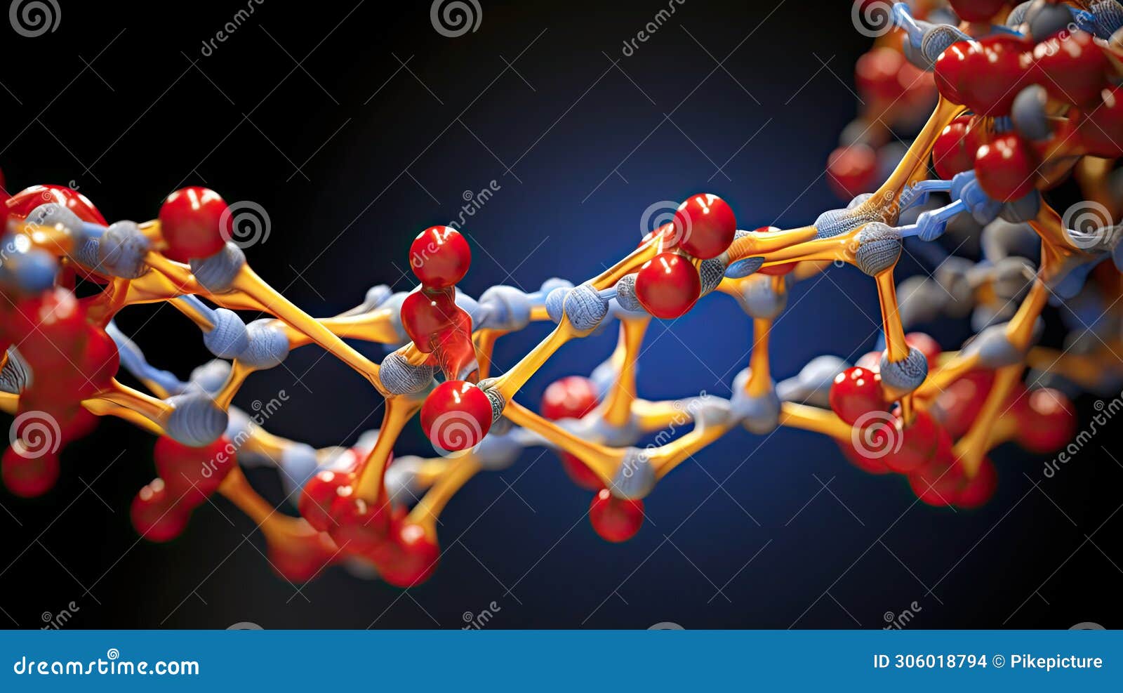 Structure Molecule Protein Royalty-Free Cartoon | CartoonDealer.com ...