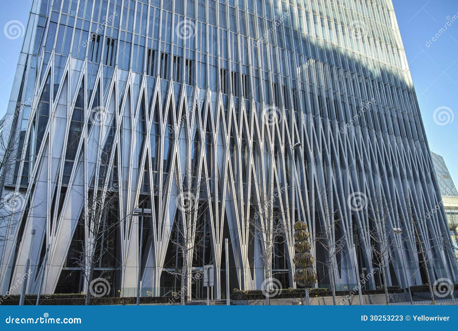 The Structure of the Morden Building Stock Image - Image of downtown ...