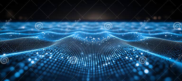 Structure Of The Network Connection Of Points And Lines Data Technology Digital Background 3d