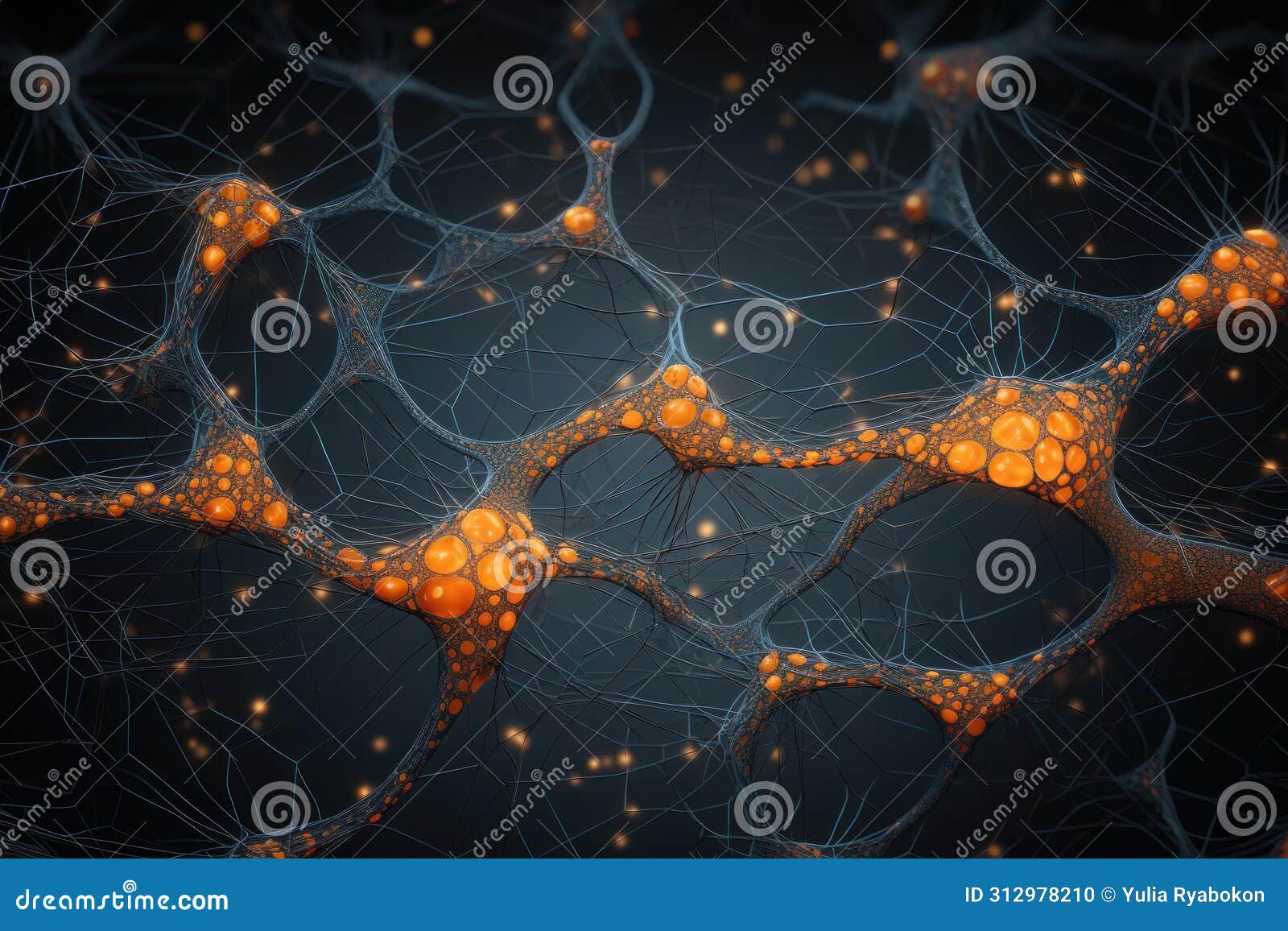 Structure Neural Molecule Network. Generate Ai Stock Photo - Image of ...
