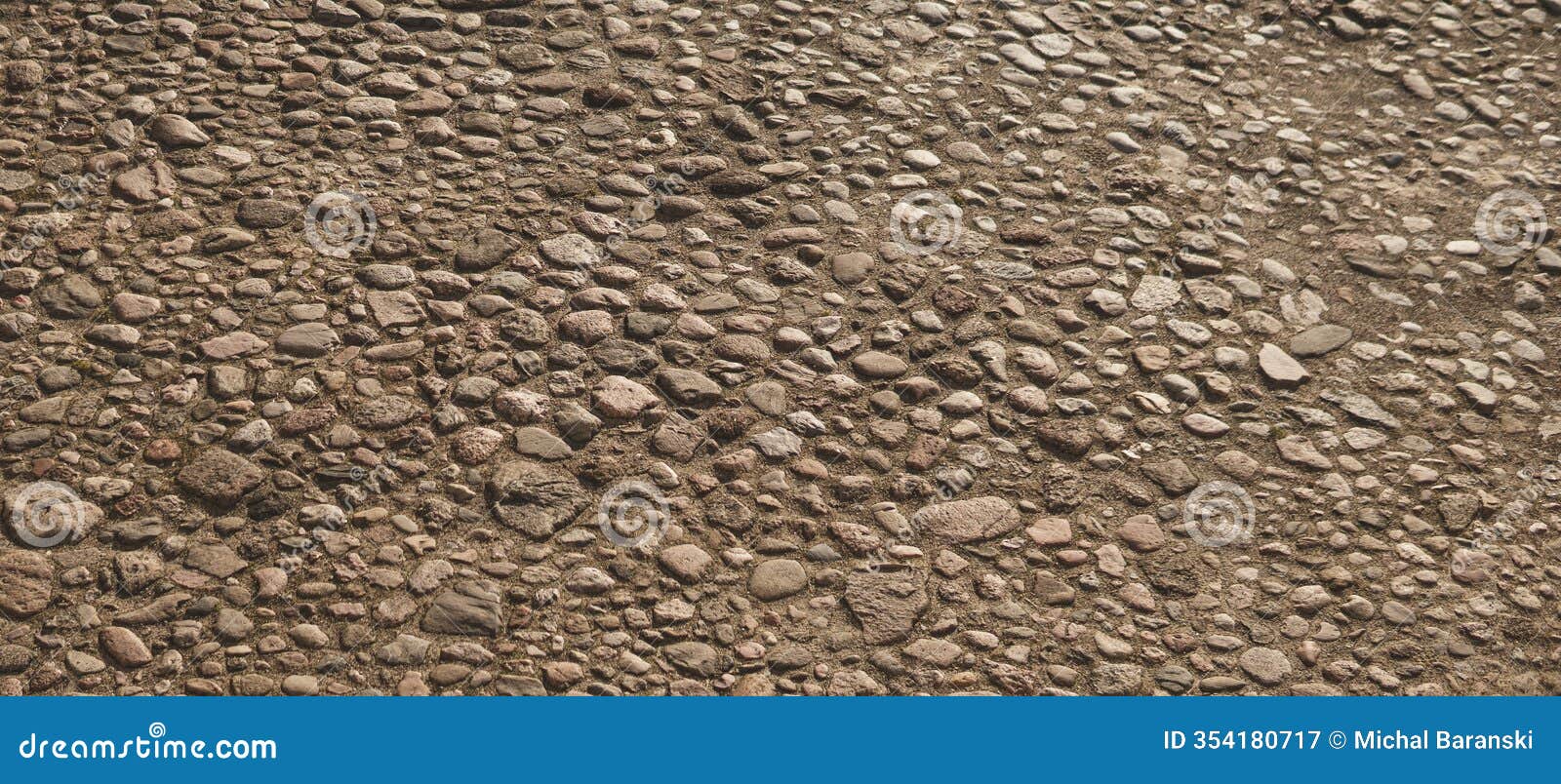 Structure of the Old Cobblestone in the Courtyard of the Medieval ...