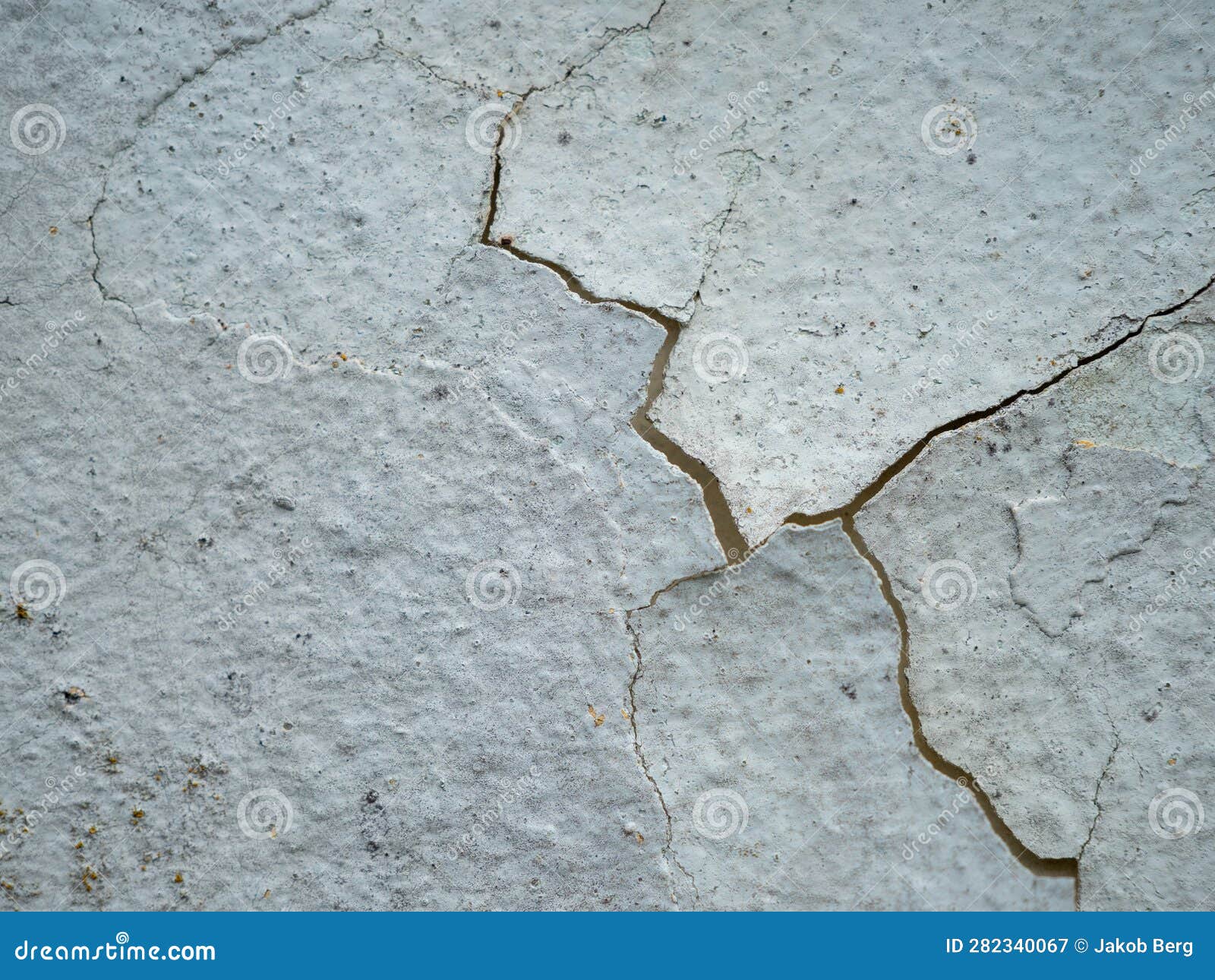 Structure of an Old Cracked Wall. Stock Image - Image of broken ...