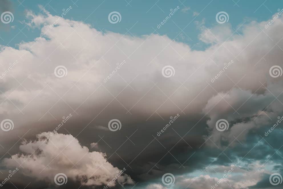 Structure of Overcast Sky As Background. Clouds Form Texture Stock ...
