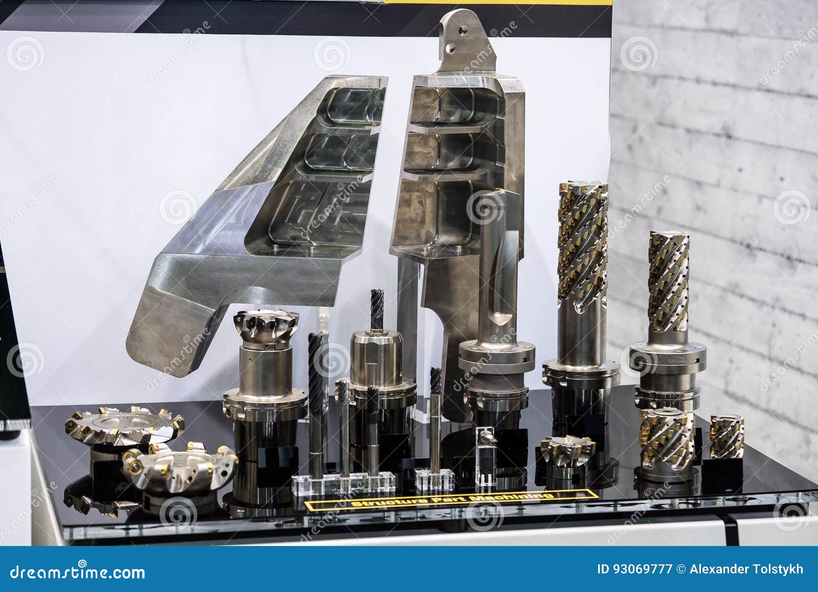 Structure part machining stock image. Image of energy - 93069777