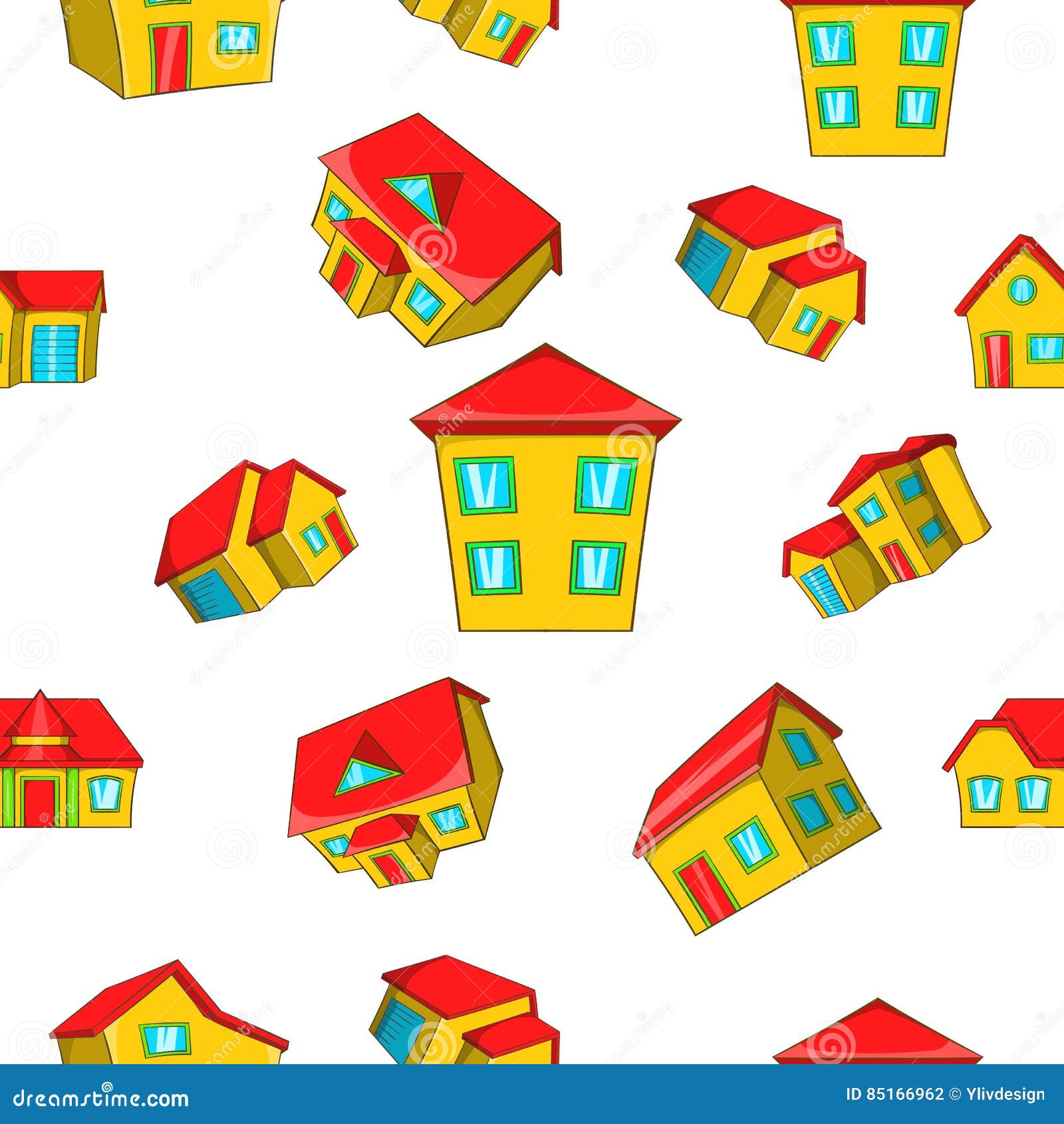 Structure Pattern, Cartoon Style Stock Vector - Illustration of design ...