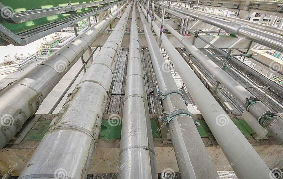 Structure with piping stock image. Image of pipeline - 38841843