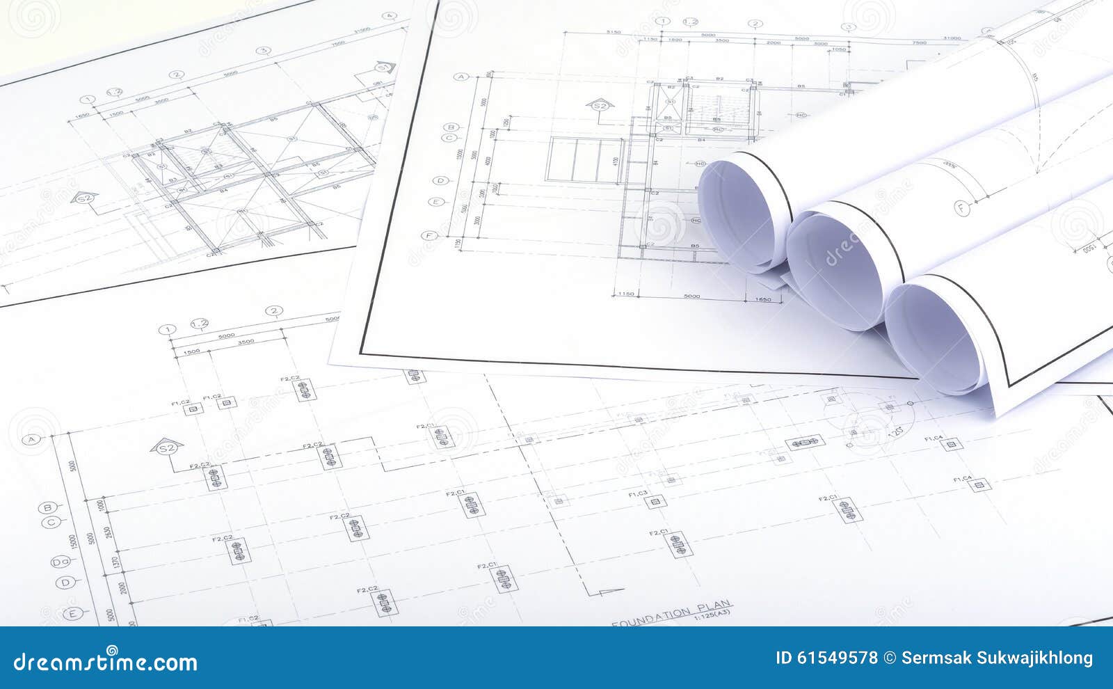 Structure Plan, Engineering Calculations Stock Photo - Image of project ...