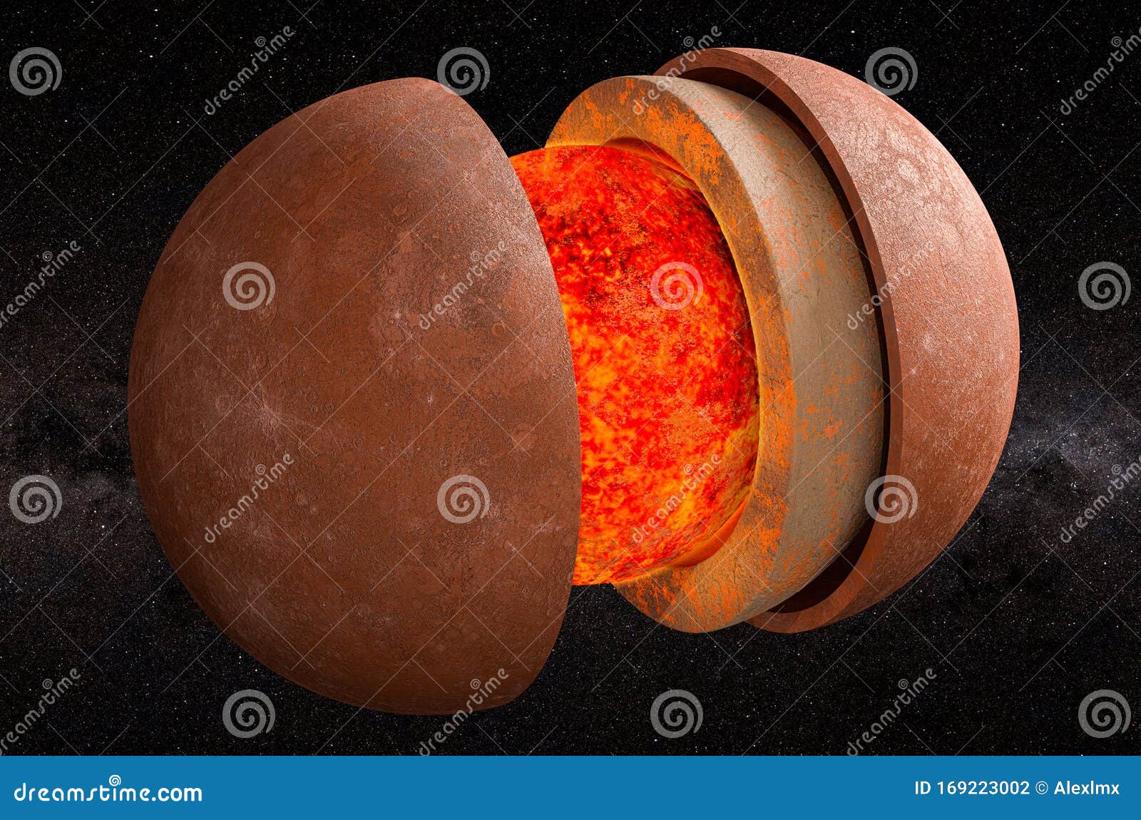 Mercury Structure In Still Life Representation With Captions Royalty ...