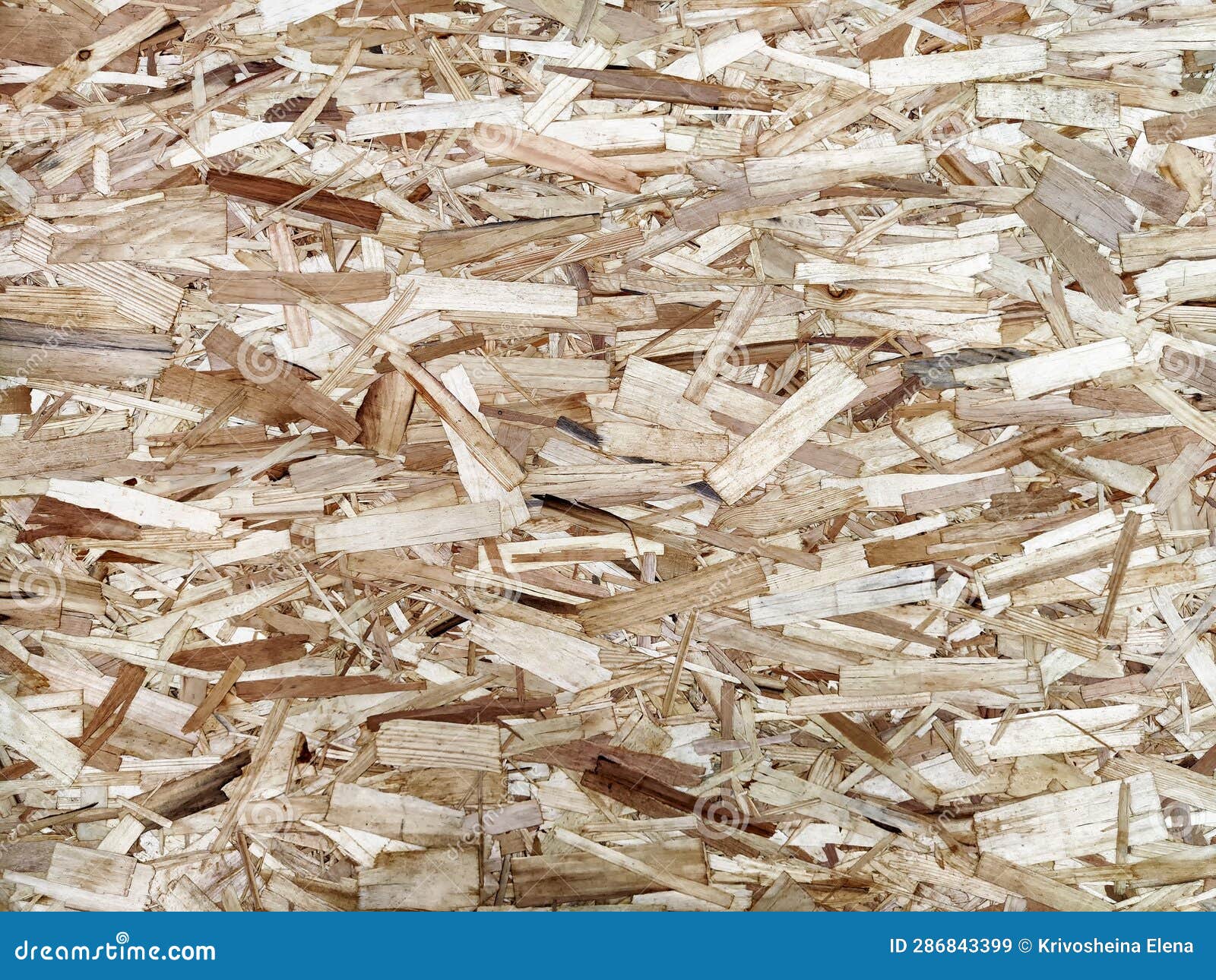 The Structure of the Pressed Wood Chipboard. Board and Sawdust ...