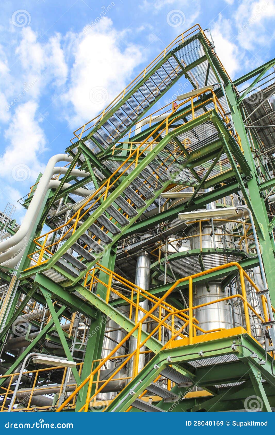 Structure of process plant stock image. Image of complex - 28040169
